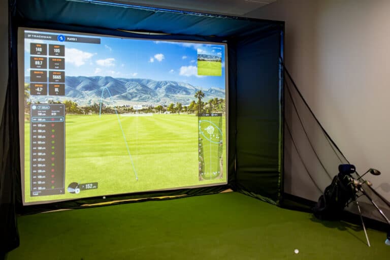 Indoor Golf Simulation | Trackman Golf +180 Courses